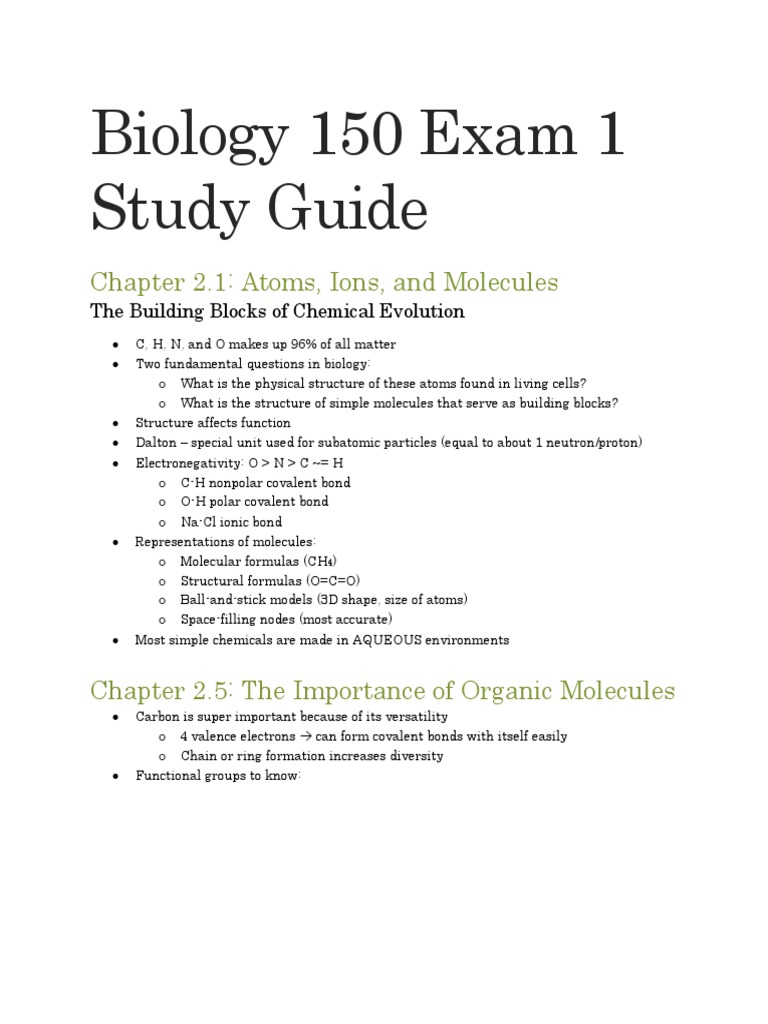 Biology Exam 4 Study Guide | PDF | Enzyme | Chemical Reactions