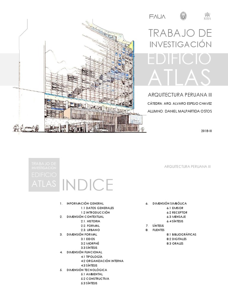 Trabajo 2 - Edificio Atlas | PDF | Perú
