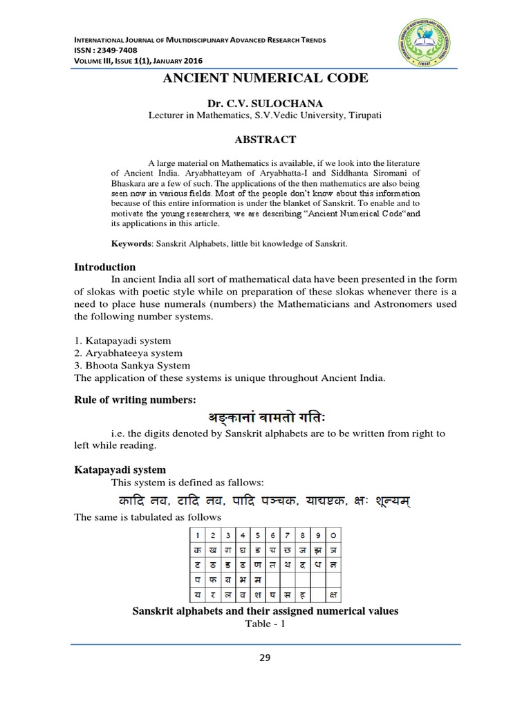 Vedic Codes PDF | PDF | Alphabet | Sanskrit