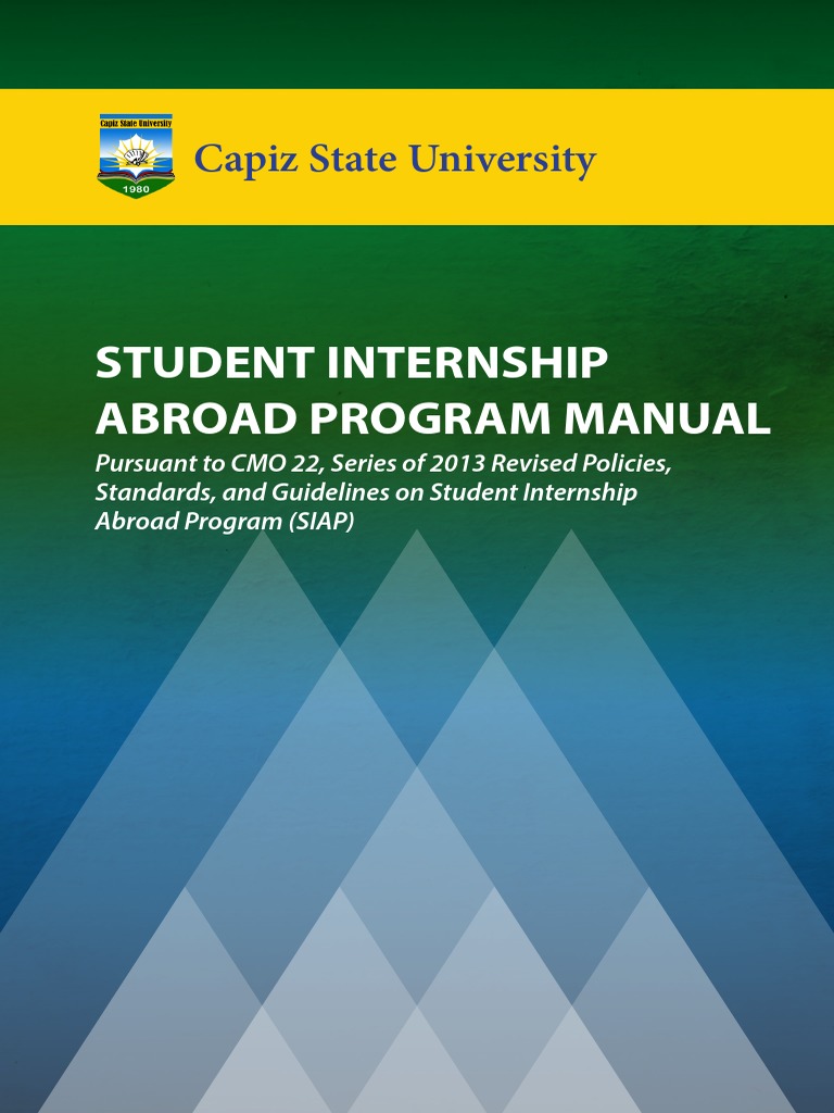 Student Internship Abroad Program Manual Final Version 1 | PDF ...