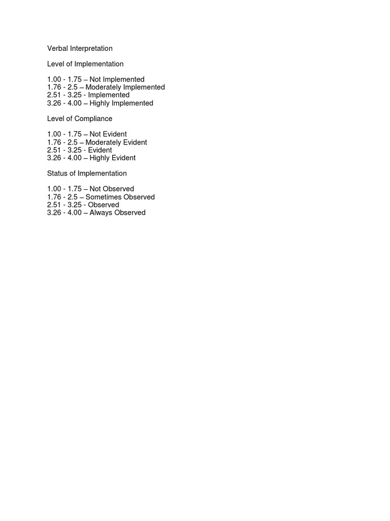 Verbal Interpretation | PDF