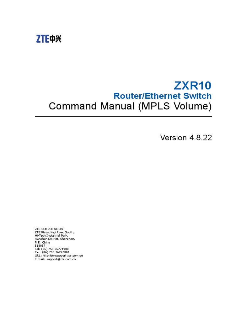 ZXR10 M6000-Series Datasheet | PDF | Multiprotocol Label Switching ...