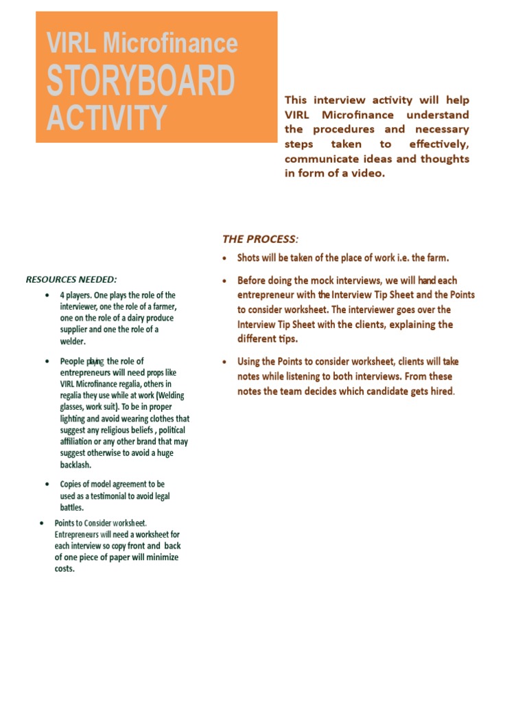 Activity: Storyboard | PDF | Welding | Construction
