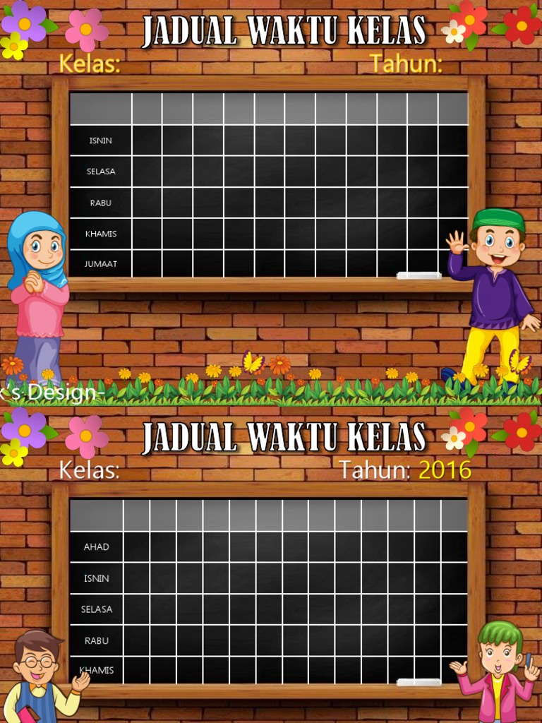 Jadual Waktu Kelas | PDF