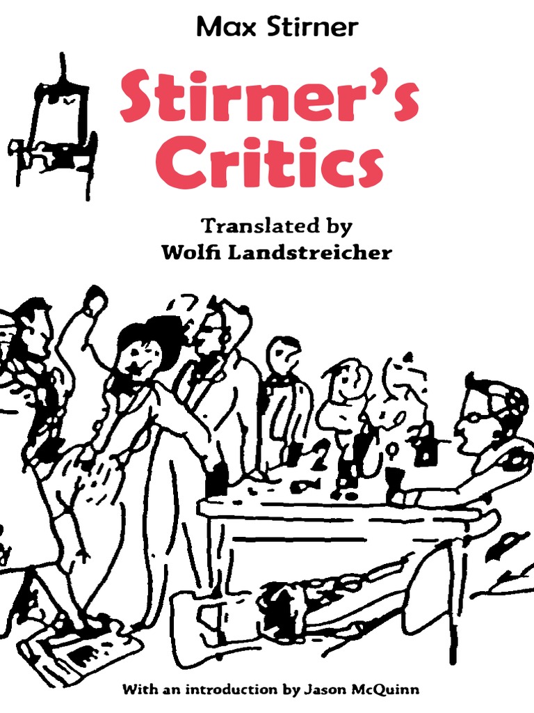 Max Stirner Stirners Critics 1 | PDF | Phenomenology (Philosophy ...