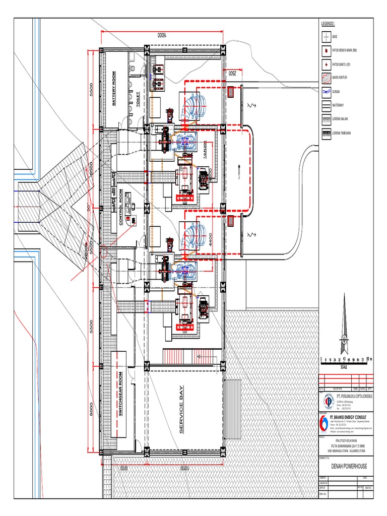 Denah Powerhouse PLTA Sawangan | PDF