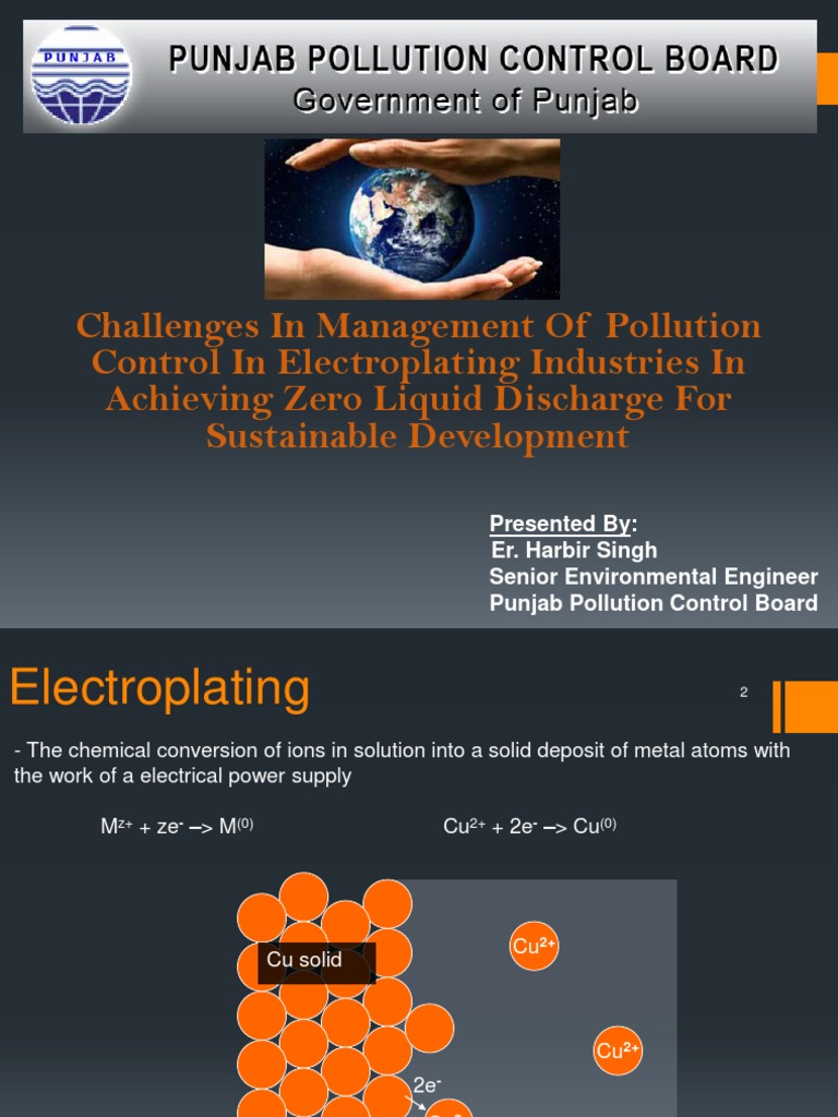 Challenges in Management of Pollution Control in Electroplating ...