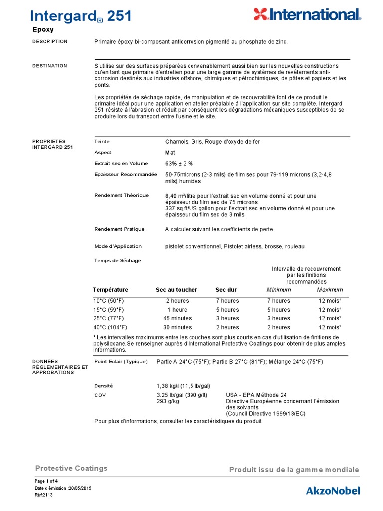 Intergard 251 FR | PDF | Corrosion | l'Internet