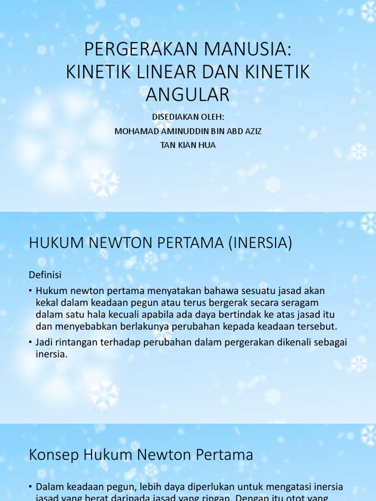 Tenaga Kinetik dan Hukum Newton | PDF