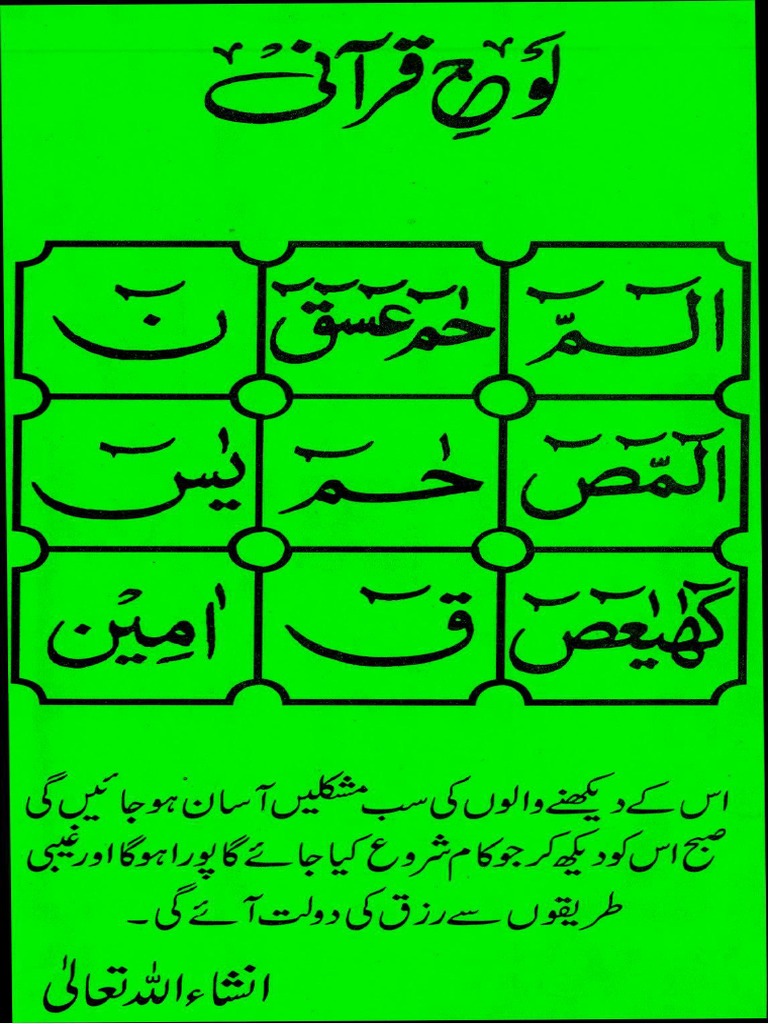 Loh e Qurani | PDF