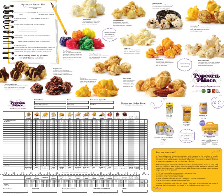 2013 Popcorn Form PDF | PDF | Popcorn | Caramel