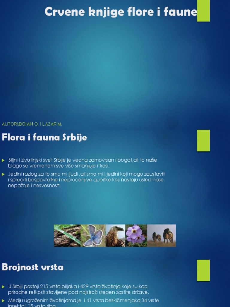 Crvene Knjige Flore I Faune | PDF