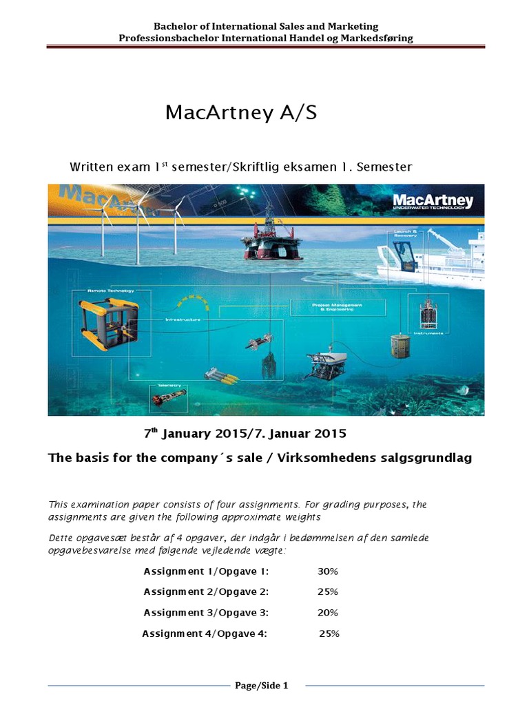 MacArtney Final Version | PDF | Subsea (Technology) | Engineering