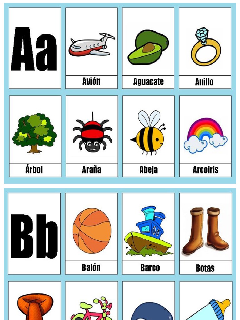 Abecedario Con Figuras | PDF