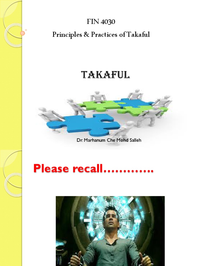 Fin 4030 Takaful | PDF | Insurance | Religion And Belief