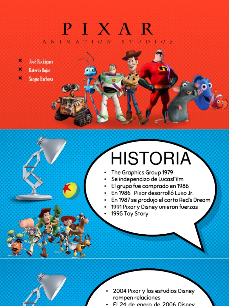 Historia y Éxitos de Pixar Animation | PDF | Pixar | Animación