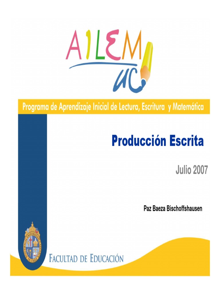 20.- Producción Escrita ppt.pdf | Escritura | Aprendizaje | Prueba ...