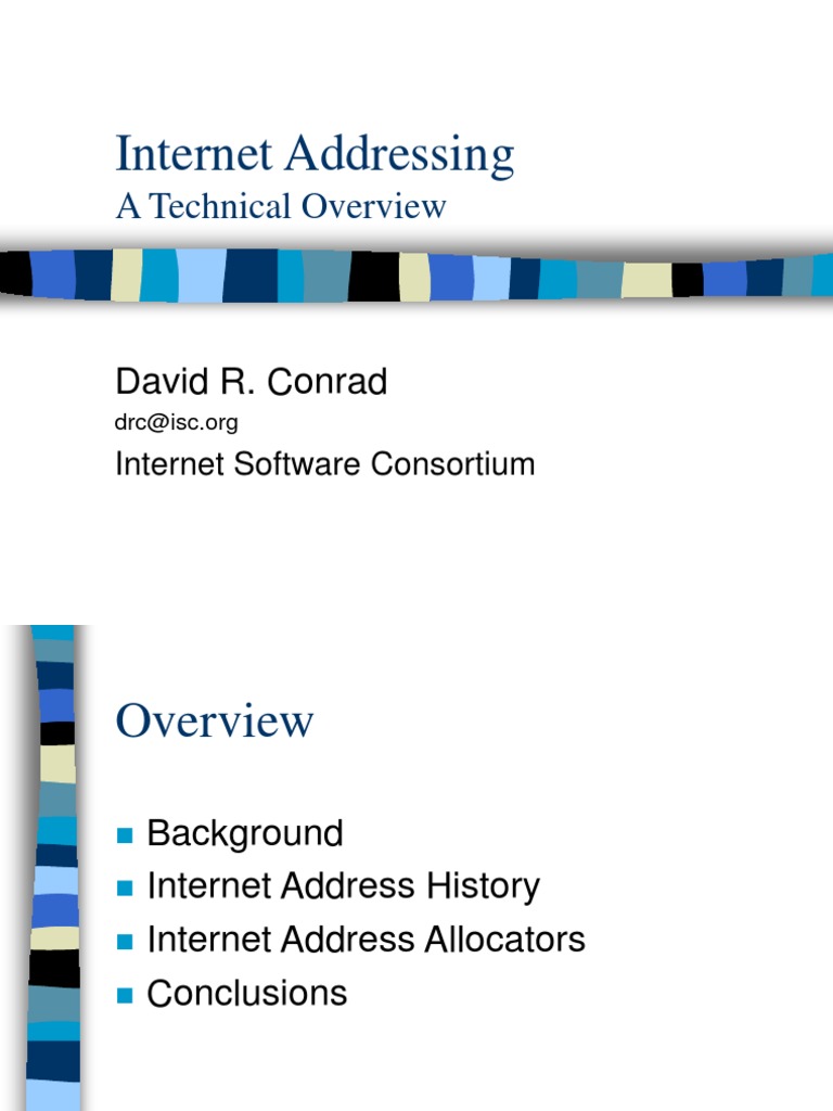 Internet Addressing: A Technical Overview | PDF | Ip Address | Wide ...