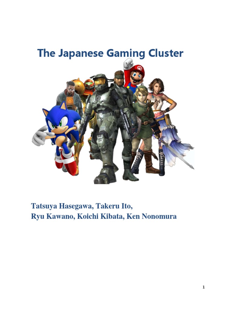 Japan Gaming Cluster | PDF | Video Games | Video Game Consoles