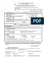 ODSP APPLICATION FORM (Incoming 1st Year and Continuing Students) | PDF ...