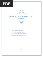 Lab Report Concrete-Compressive Strength | PDF | Concrete | Materials ...