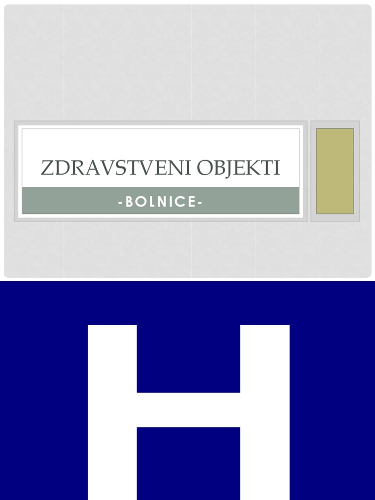 Zdravstveni Objekti | PDF