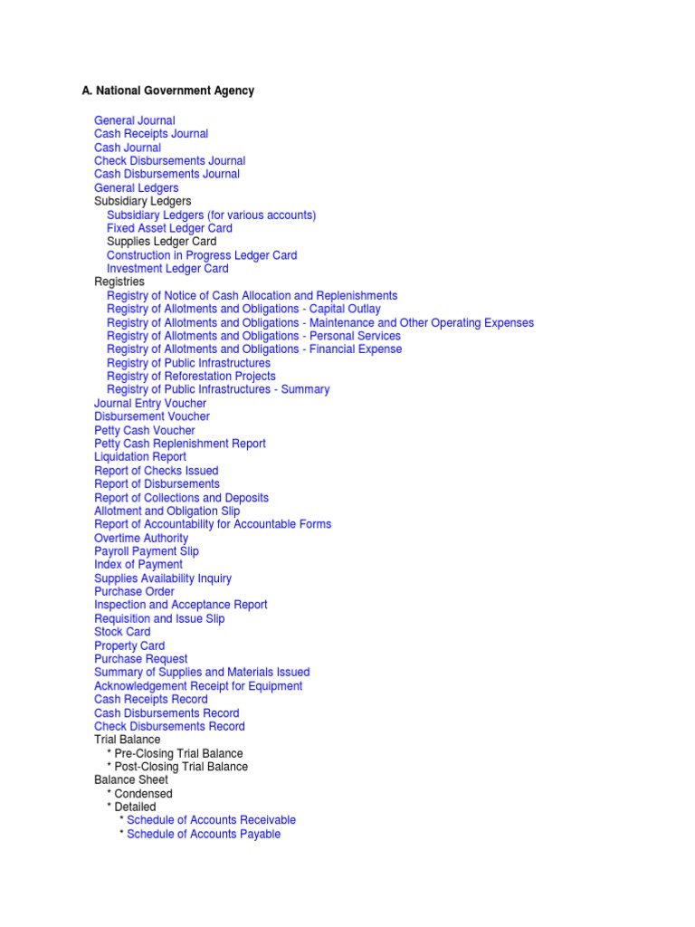 Government Financial Reporting Templates | PDF
