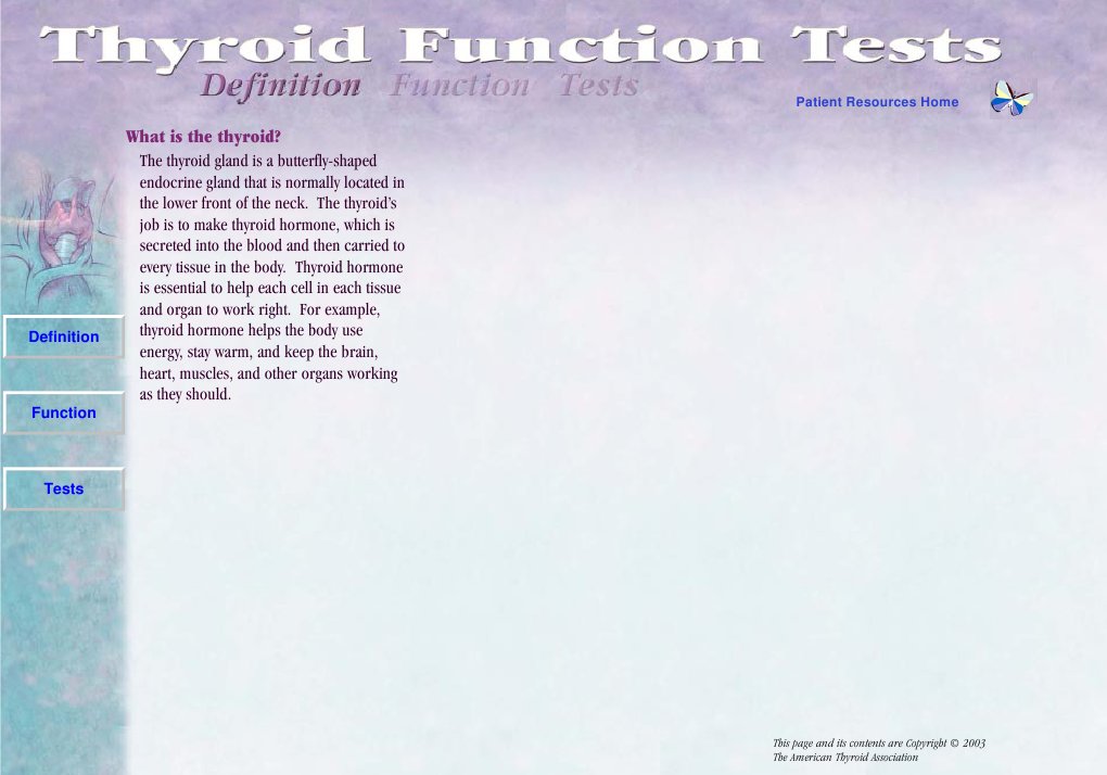Health Thyroid Functions Tests Pdf Thyroid Stimulating Hormone