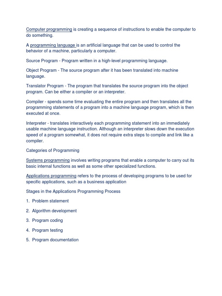Lesson Plan In Tle Computer Hardware And Pdf Computer Program Programming 6683