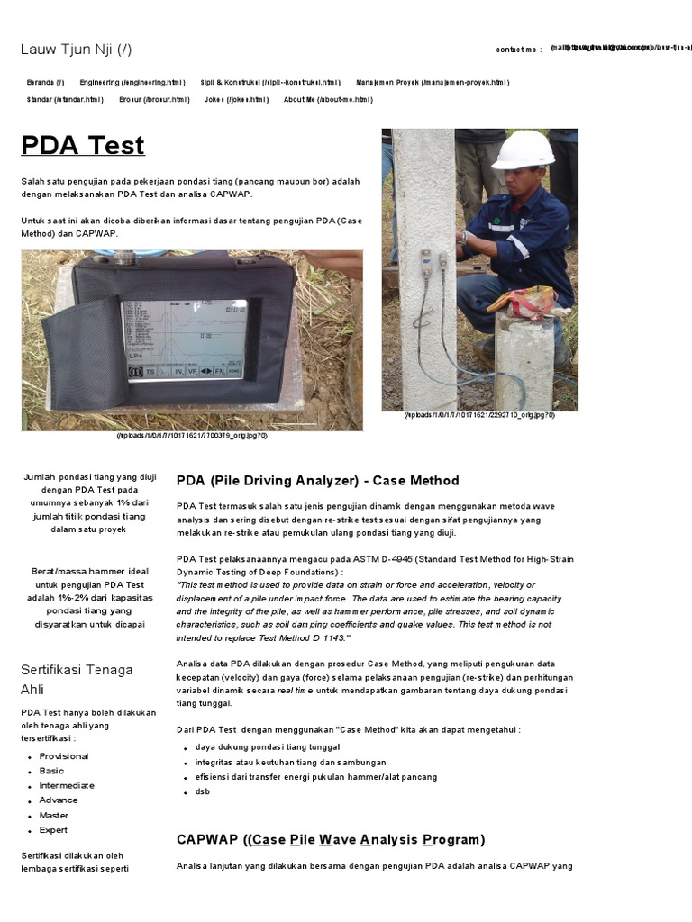 Pda Test | PDF
