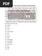 Kumpulan Kode Rahasia Pada Keyboard Laptop Dan Komputer | PDF | Komputer