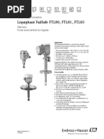 Liquiphant FTL51B Manual | PDF | Safety | Viscosity