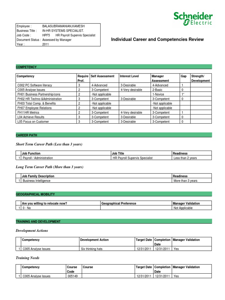 Career Competency Review | PDF | Payroll | Computing