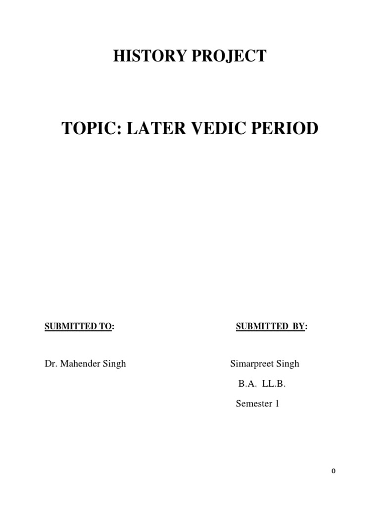Later Vedic Period | Download Free PDF | Vedas | Shiva