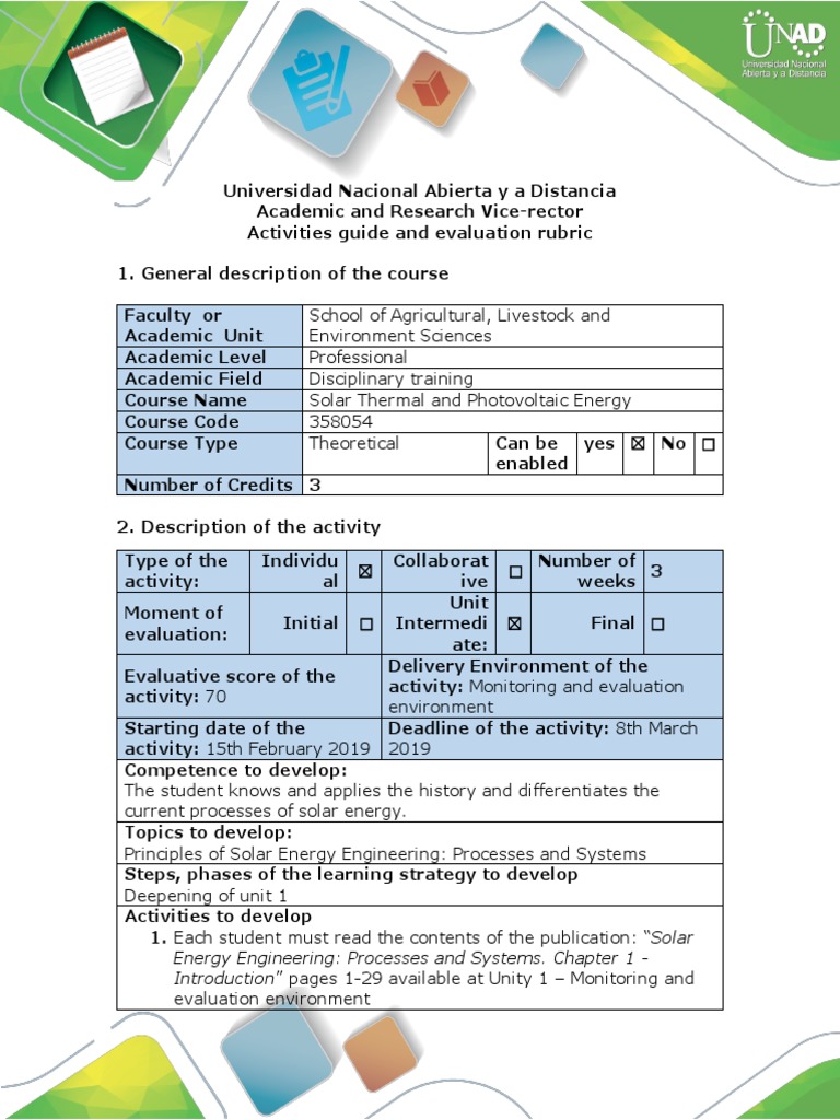 Activity Guide Step 2 | Download Free PDF | Renewable Energy | Apa Style