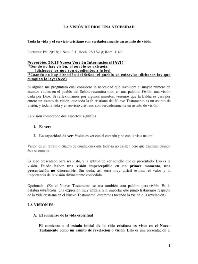 La Vision de Dios | PDF | Cristo (título) | Pablo el apóstol