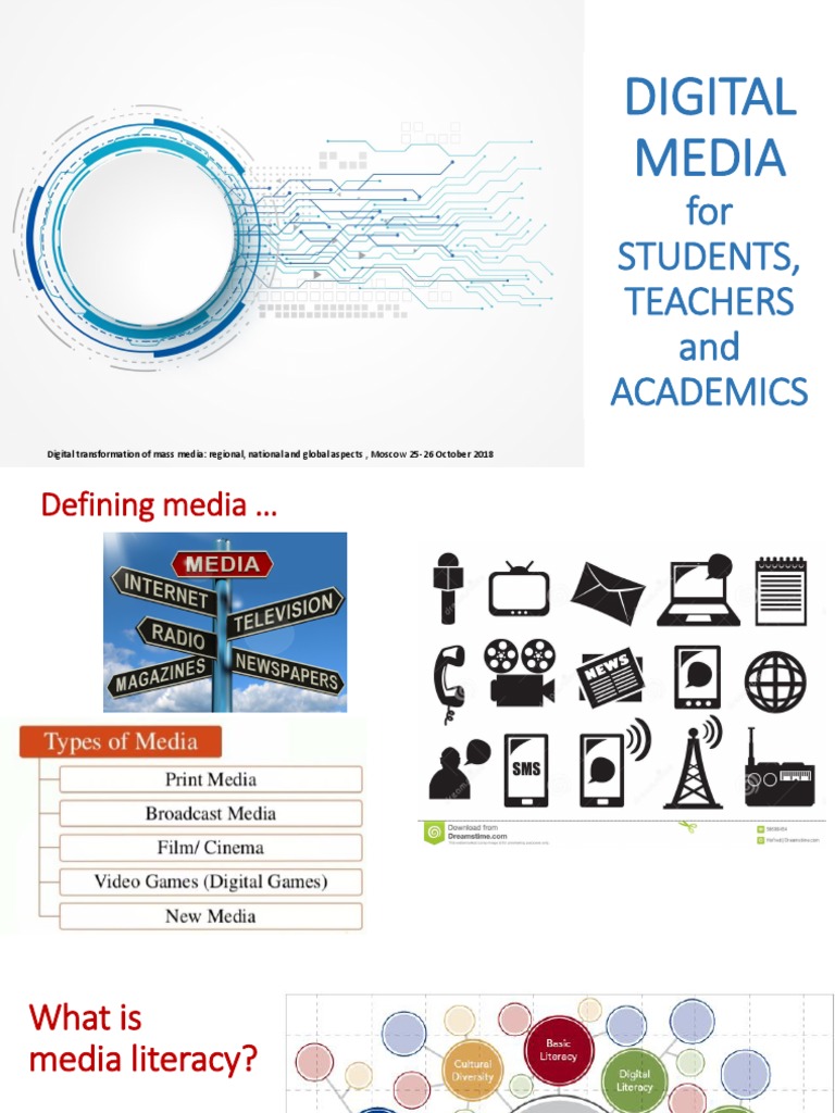 Digital Media For Students, Teachers and Academia | PDF | Mass Media | News