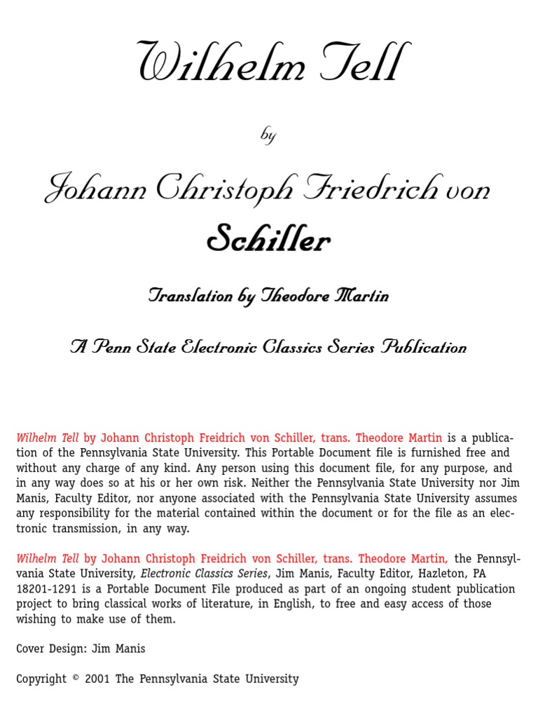 Wilhelm Tell | PDF