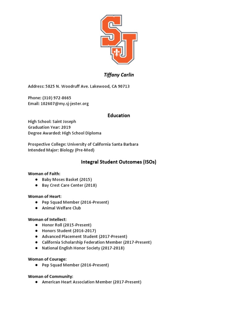 Senior Capstone Resume | PDF