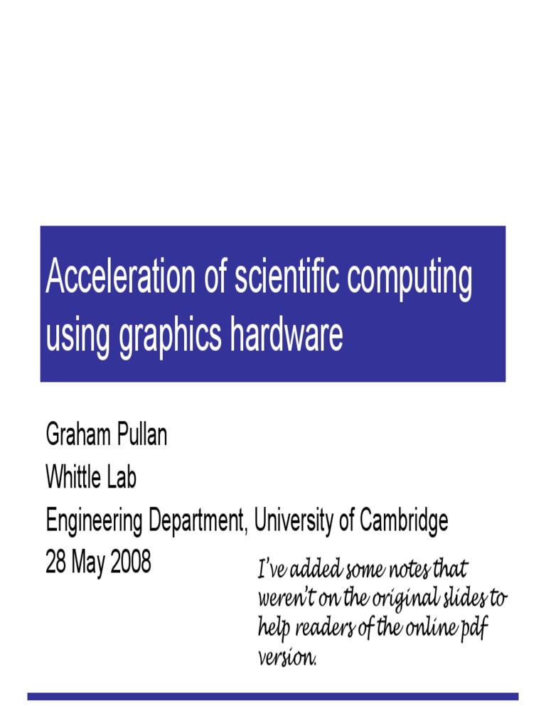 Gpu Programming | PDF | Graphics Processing Unit | Thread (Computing)