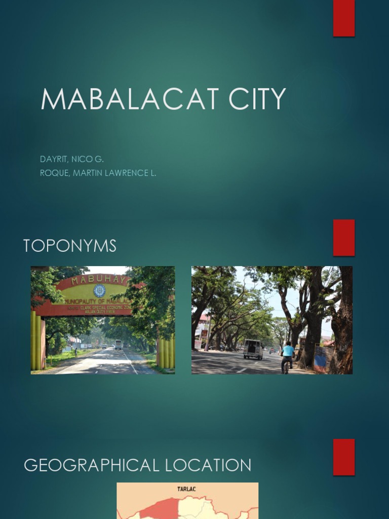 Mabalacat City: History, Barangays & Landmarks | PDF