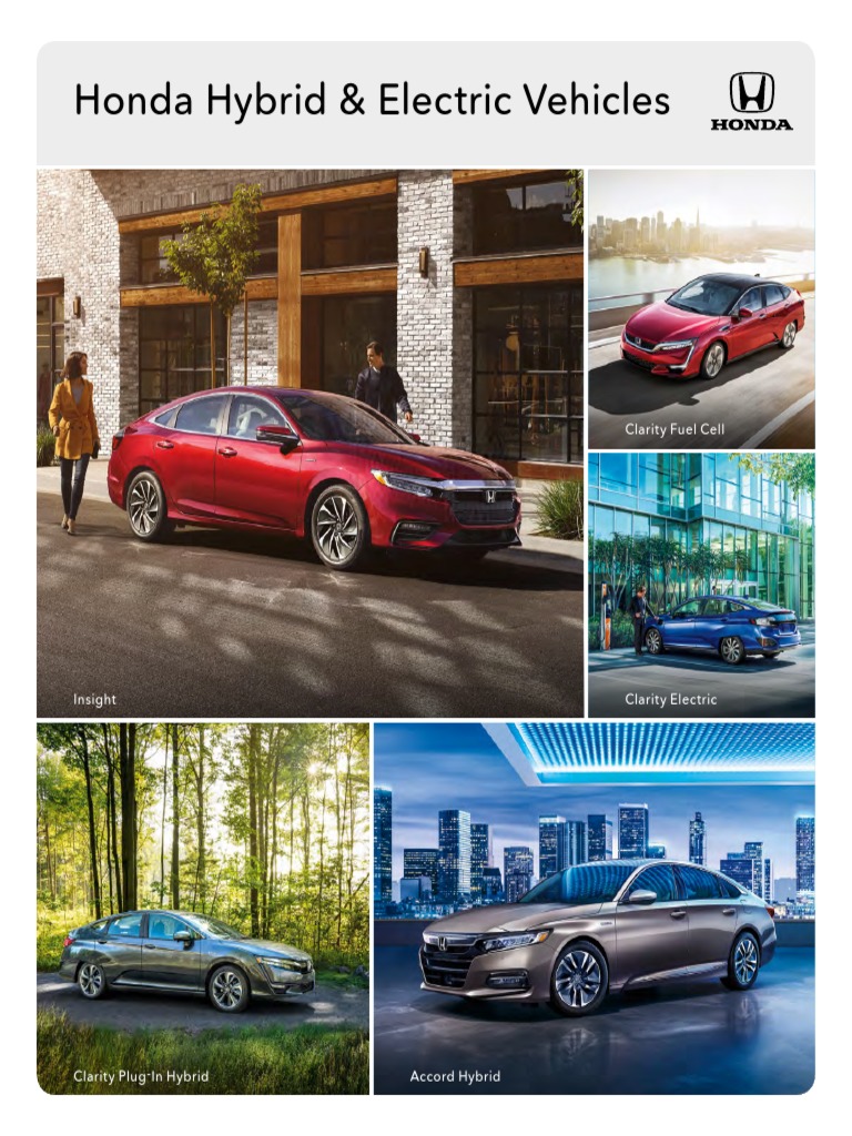 MY19 Hybrid Electric Brochure | PDF | Hybrid Vehicle | Fuel Economy In ...
