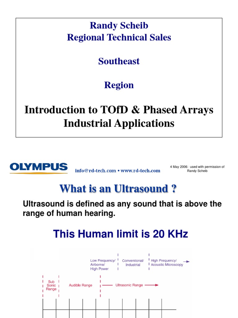 Basic Ut, Pa, Tofd | PDF | Ultrasound | Wavelength