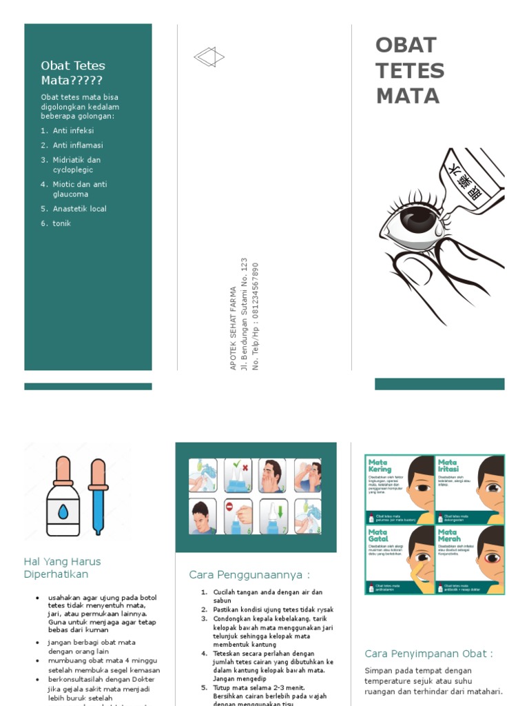 Panduan Penggunaan Obat Tetes Mata | PDF