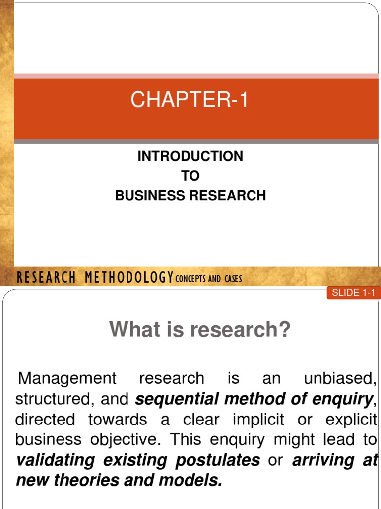 Best Chapter 1 - Intro | PDF | Hypothesis | Research Design