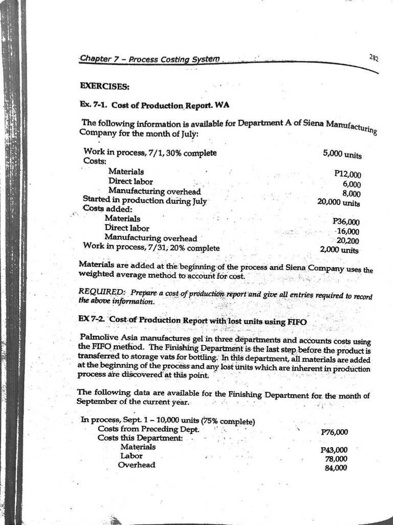 Assignment Cost Acctg 3-1-19 | PDF