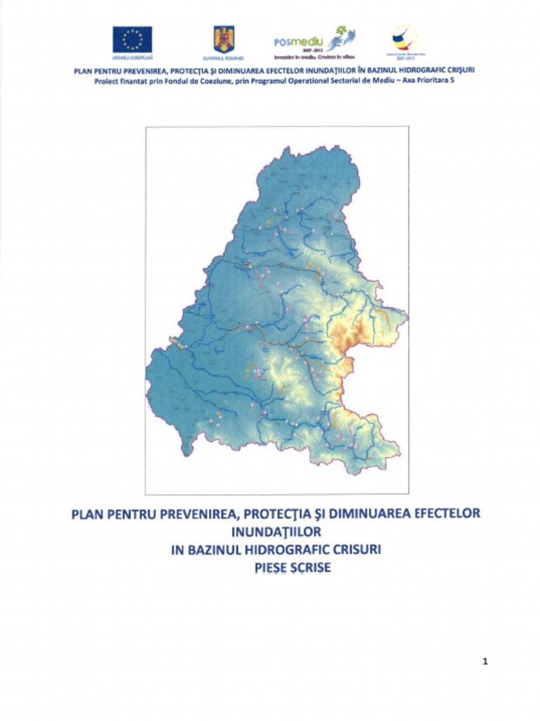 Bazinul Hidrografic Crisuri | PDF