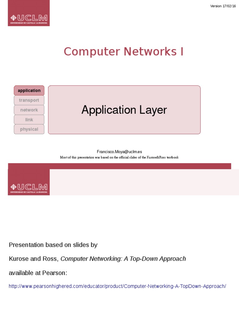 00 - ApplicationLayer | PDF | Domain Name System | Hypertext Transfer Protocol