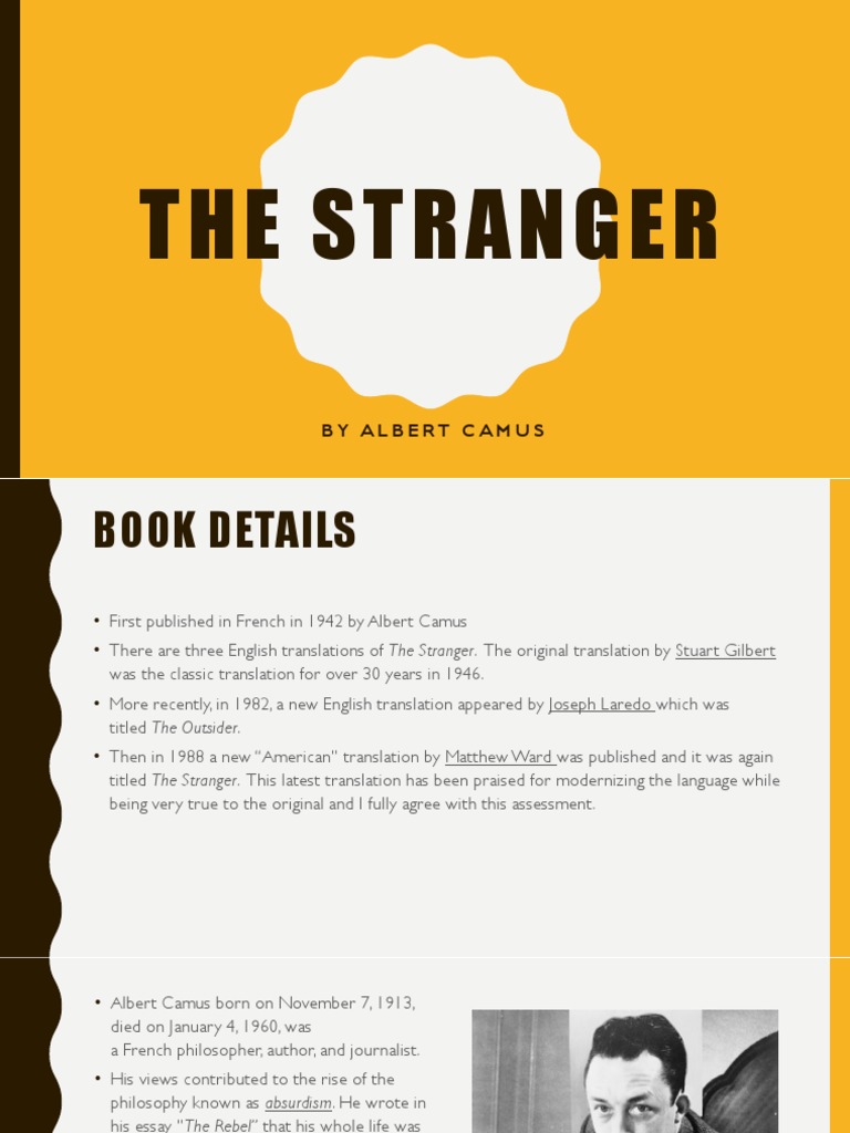 The Stranger: A Study of Meursault | PDF