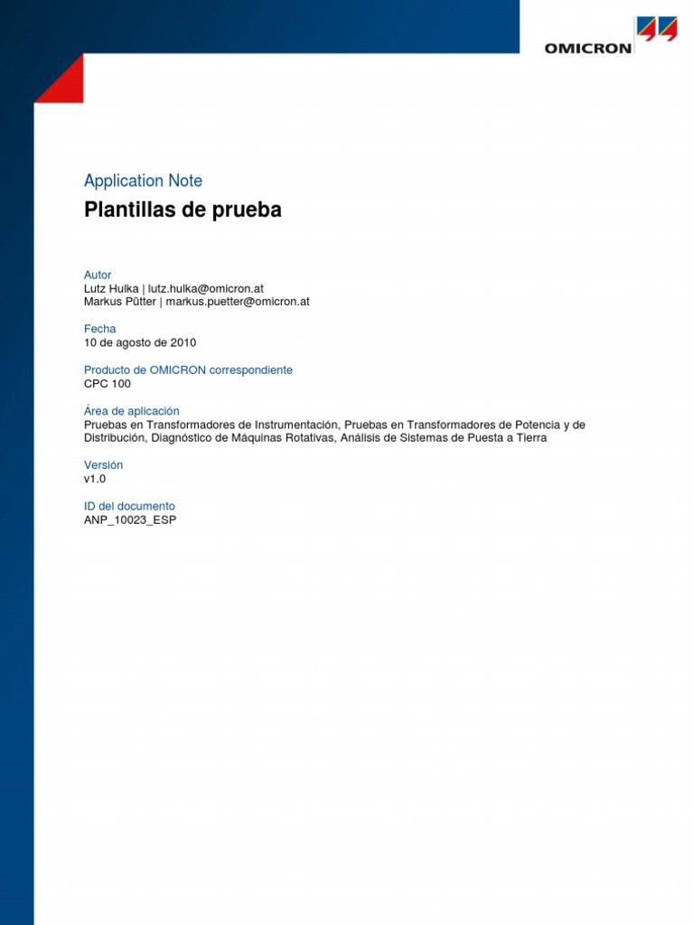 CPC 100 PTM User Manual Esp | PDF | Transformador | Point and Click